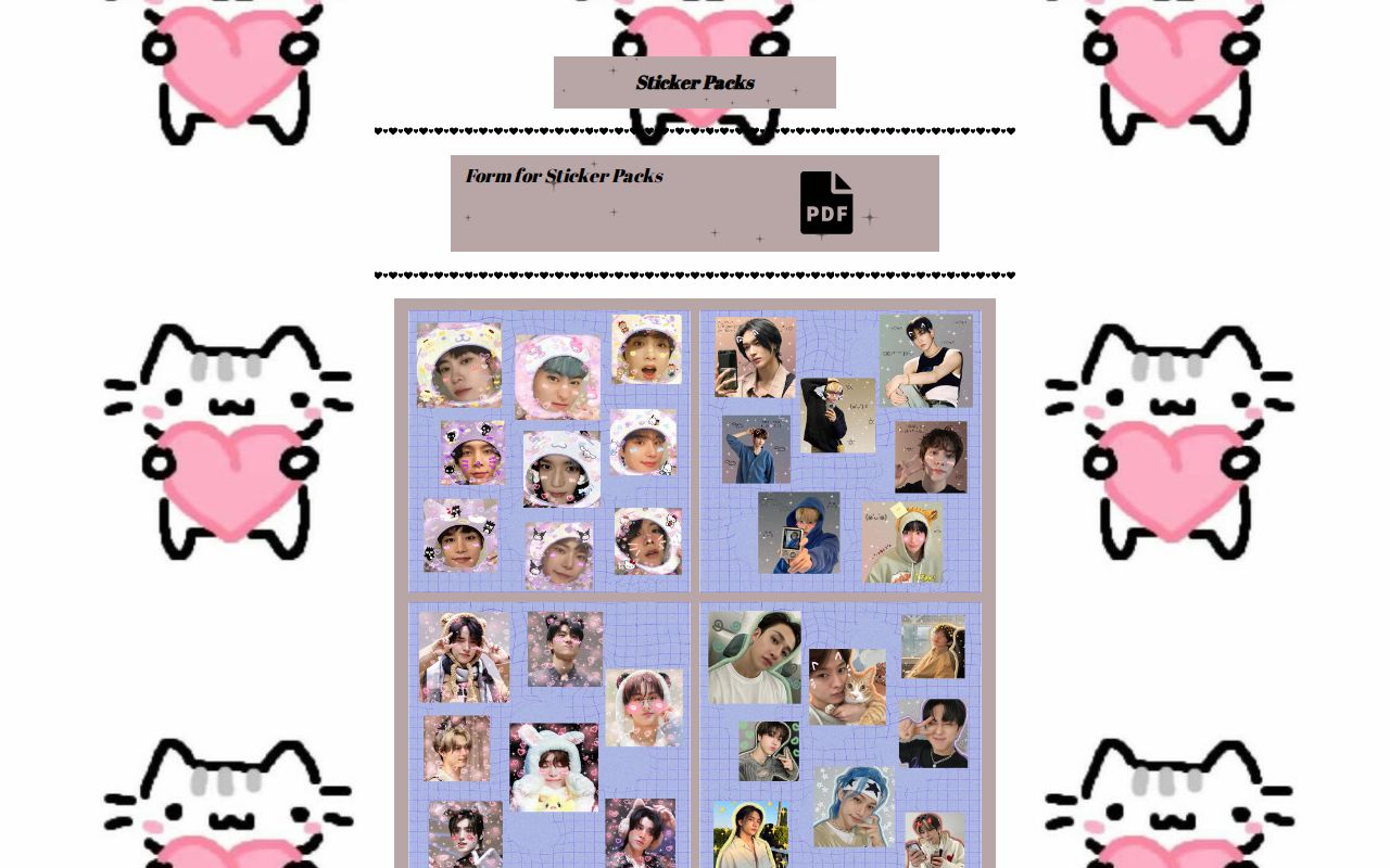 Mailing Sticker Info